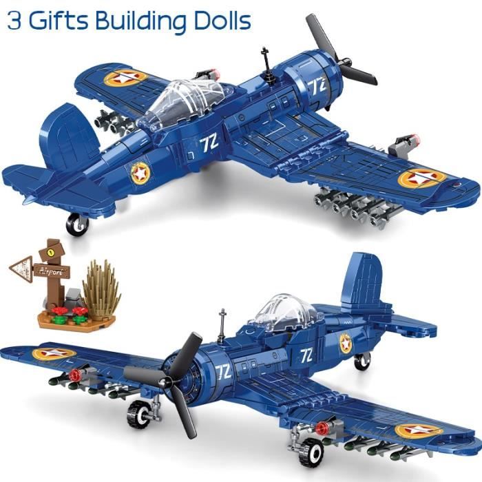 Jeu D'Assemblage RH4MB SEMBO technique hélicoptère Combat avion blocs ...