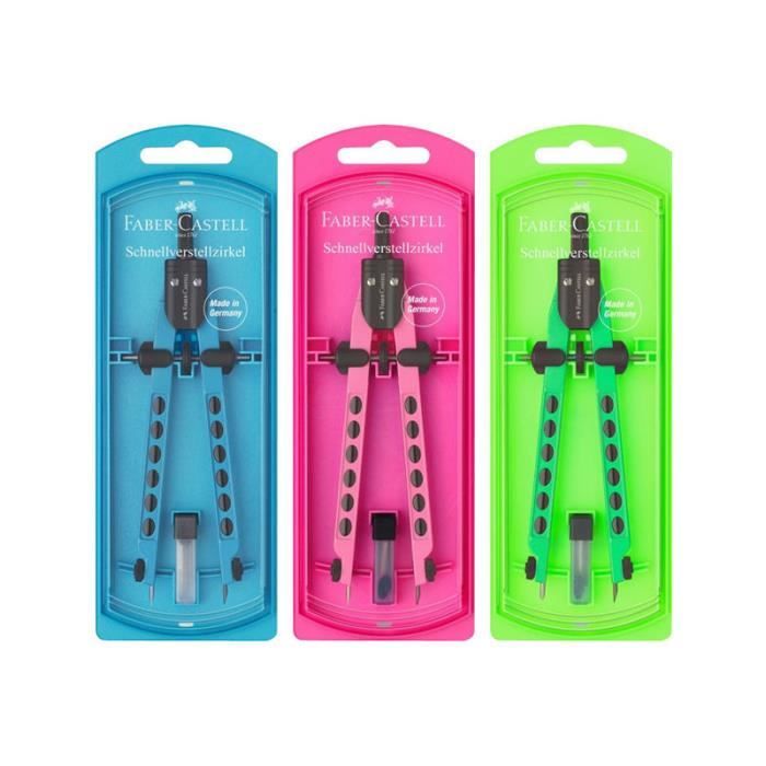 Faber-Castell FACTORY NEON Design 2018 Quick set Compas - Cdiscount ...