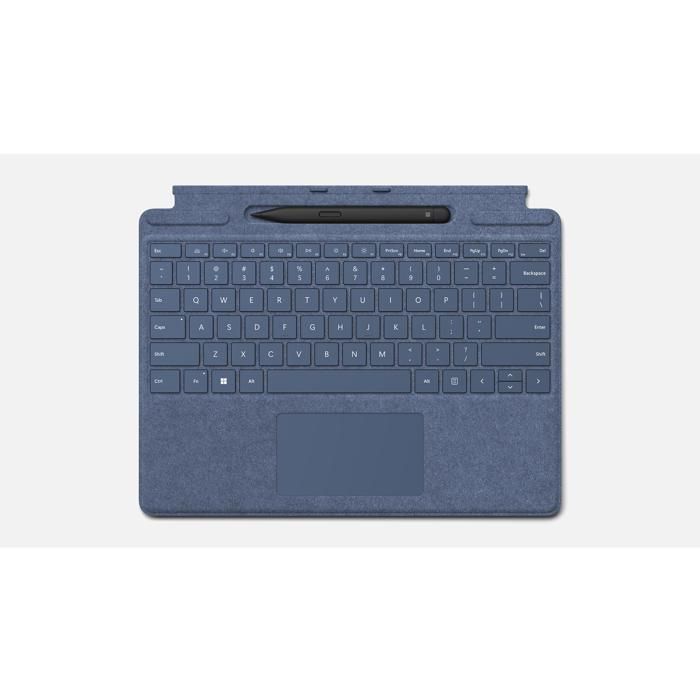 Clavier Microsoft Surface Pro X 8 Et 9 Bleu Sapphire Bluetooth
