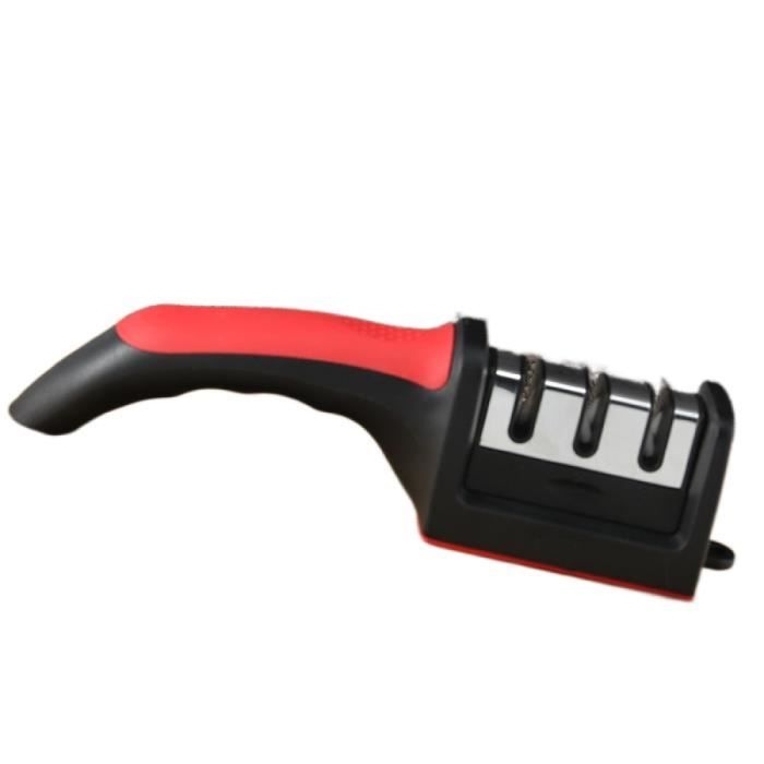 Aiguiseur de couteaux, amovible, affûtage rapide en 5 secondes, pour couteau à fruits, couteau ...