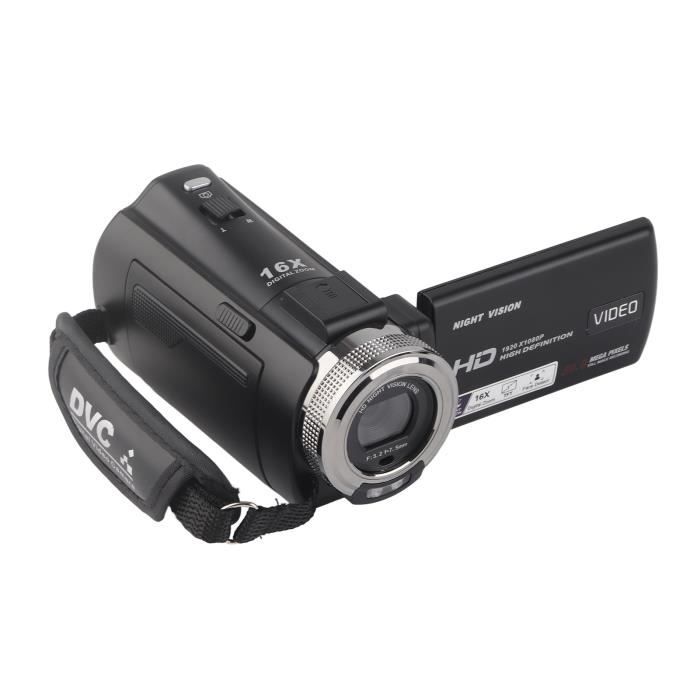 Caméra De Vision Nocturne Caméra Vidéo 1080P, Caméscope Caméra Vidéo ...