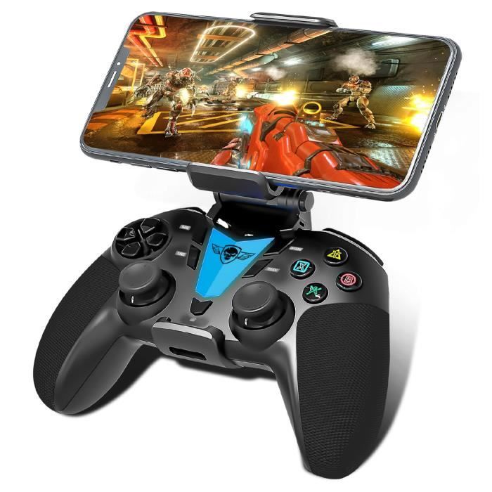 Manette gamer PREDATOR sans fil bluetooth avec support smartphone, pour ...