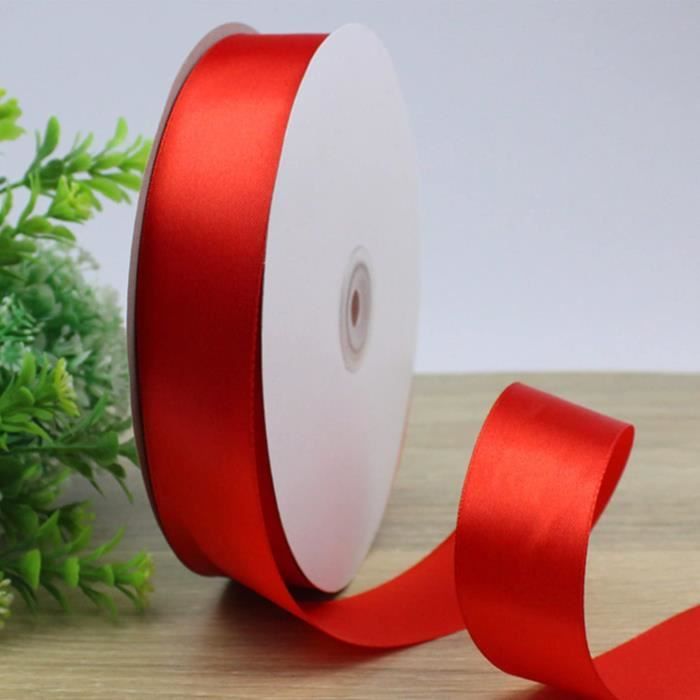 CC wonderland zone Ruban Satin Rouge(91m x 25mm) Décoration Ruban ...