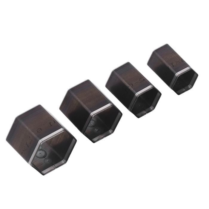 Tbest matrice de poinçonnage creuse en cuir 4 pièces matrices de ...