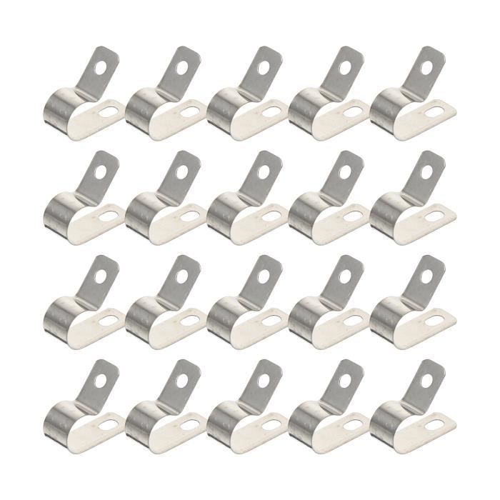 Clip de fixation de câble de type r,Fixations de câble Organisateurs ...