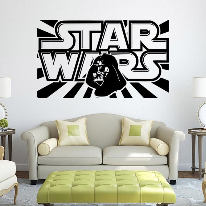 Sticker mural Chiffres Star Wars sculpté sticker mural Salon Chambre ...