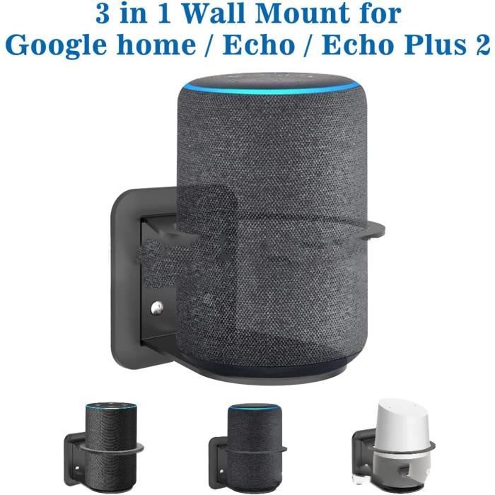 Support mural en ABS pour Alexa Echo - Echo Plus 2 - Google Home - Accessoire de haut-parleur ...