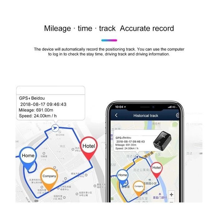 Micro espion Traceur GPS mouchard ecoute en direct relevé de position ...