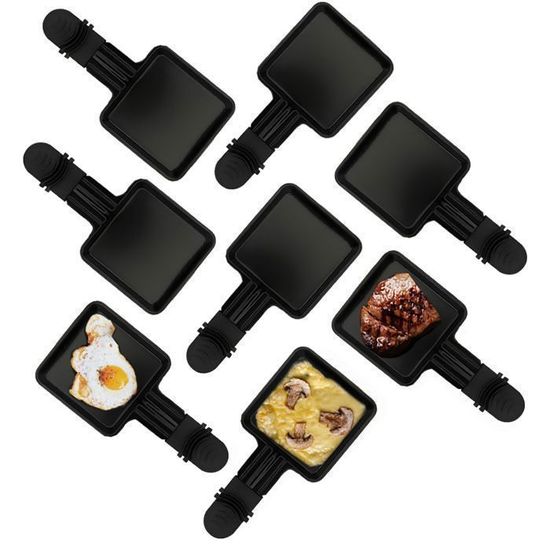 Poelon Raclette,Coupelle Raclette-Revêtement antiadhésif 18x9x1.5cm-Lot ...