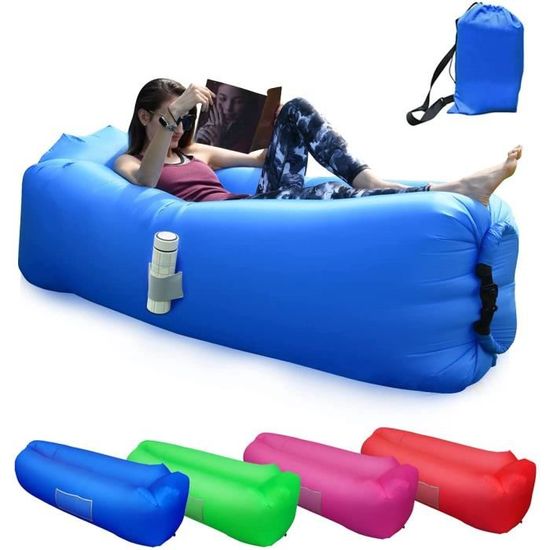 E, Sofa Gonflable Lounger Gonflable Portable, Transat Gonflable avec ...