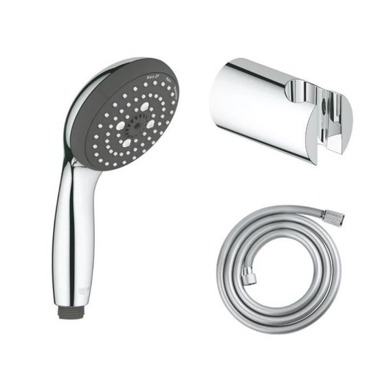 Flexible de douche GROHE Twistfree VitalioFlex Comfort 1750 chromé ...