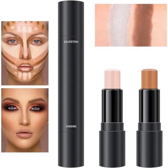 Bâton Contour 2 En 1, Bâton Surligneur, Contouring Maquillage ...