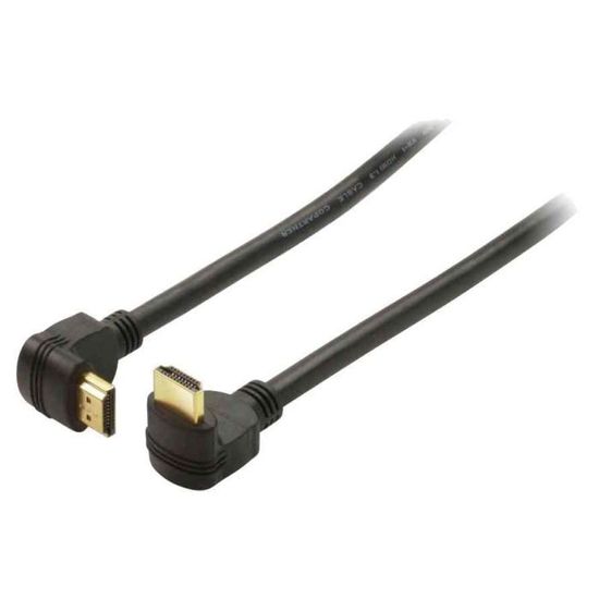 BASIC-S câble HDMI, fiche A mâle - coudé - Cdiscount TV Son Photo