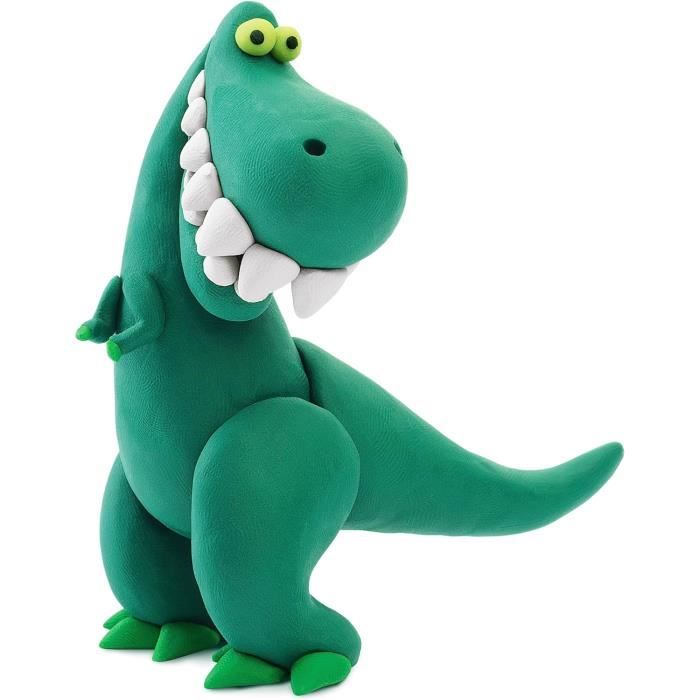 Pâte à modeler auto-durcissante Petit coffret animal Modèle Tyrannosaure Activité créative ...