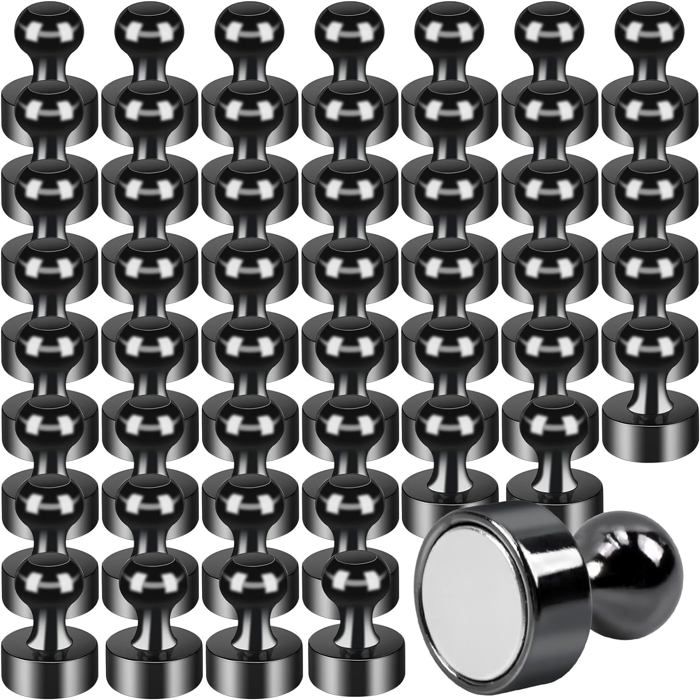 50Pcs Aimants Puissants Pour Tableau Magnétique, Petits Aimants Néodyme ...