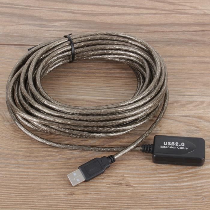 Câble d'extension USB - ASHATA - 10M - Type A Mâle à Femelle ...