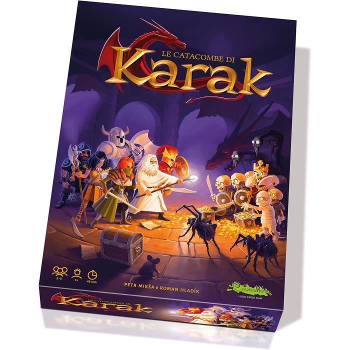 Jeu de plateau - Les Catacombes De Karak - Version Italienne - Aventure ...