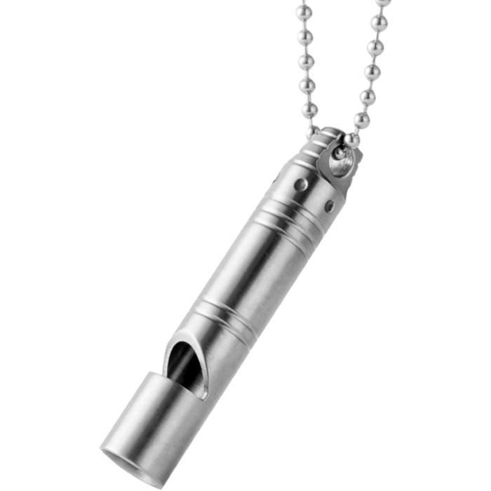 Sifflet de Survie en métal, sifflet d'urgence Super Fort 120 DB avec ...