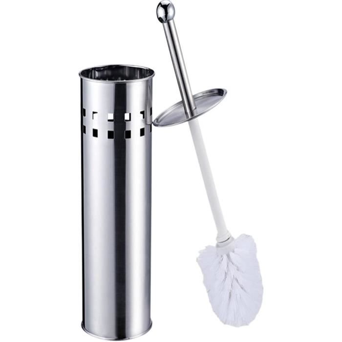 LI-Brosse de Nettoyage WC Tête Support INOX Brosses Toilette Seaux en ...