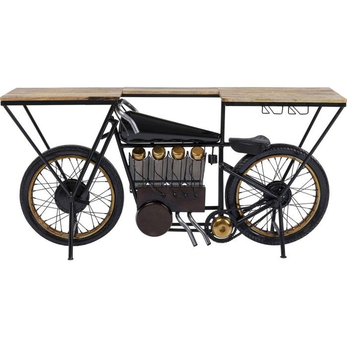 Table de bar moto noire Kare Design - Cdiscount Maison