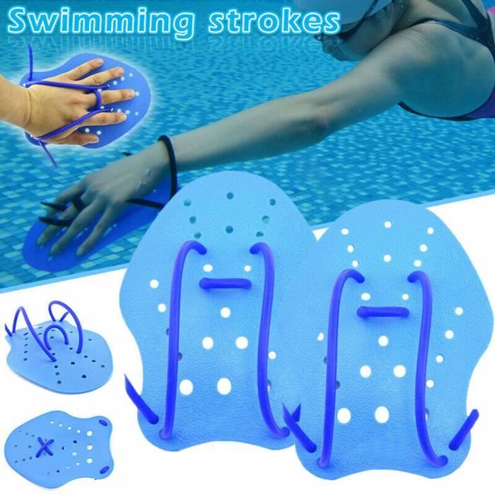Gants de natation palmés à main courte pagaie d'eau S-M-L Entraînement ...