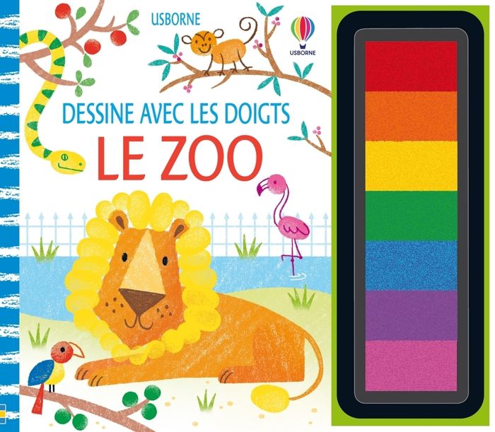 Livre interactif - Usborne - Le zoo - Peindre avec les doigts - 262x222 ...
