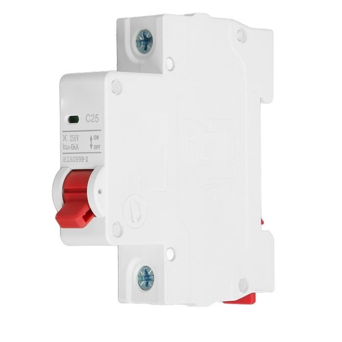 Cikonielf Disjoncteur 250V Disjoncteur cc Protection contre les courts-circuits disjoncteur d ...
