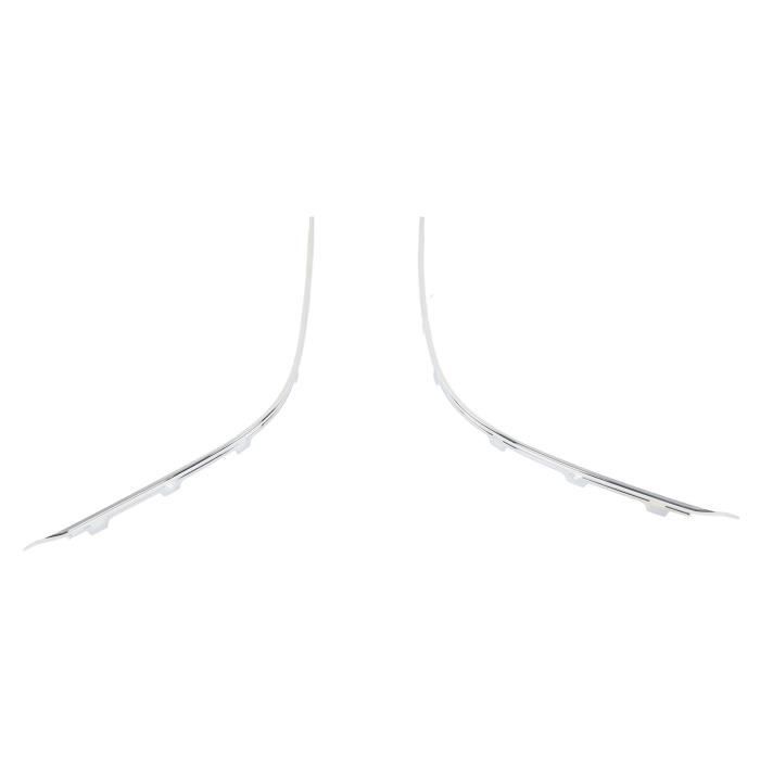 Dilwe Moulure de pare-chocs avant chromée Moulure de Pare-chocs Avant ...