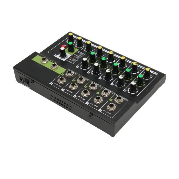 Fdit table de mixage pour karaoké Table de mixage compacte 10 canaux ...