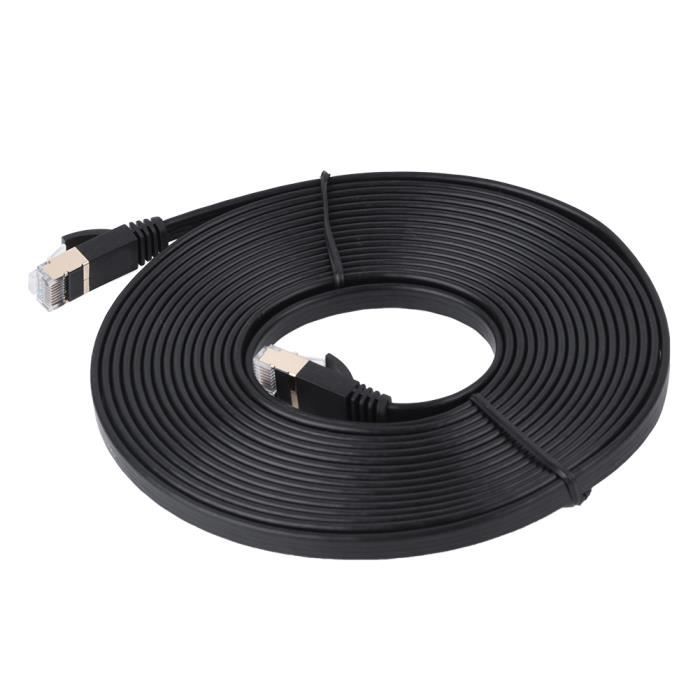 Fdit Câble LAN CAT7 La correction de CAT7 RJ45 600MHz a protégé la ...
