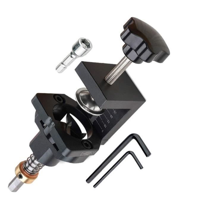 Guide de perçage 35 mm charnière Pince Jig Locator porte Cabinet du ...