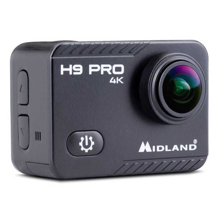 Caméra d'action - MIDLAND - H9 Pro - 4K Ultra HD - Étanche jusqu'à 30m ...
