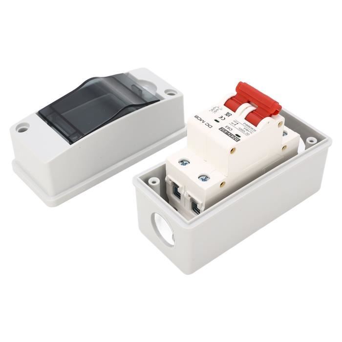 JUZ Disjoncteur miniature CC Disjoncteur Miniature SG DC 2P 63A 1000V interrupteur de ...