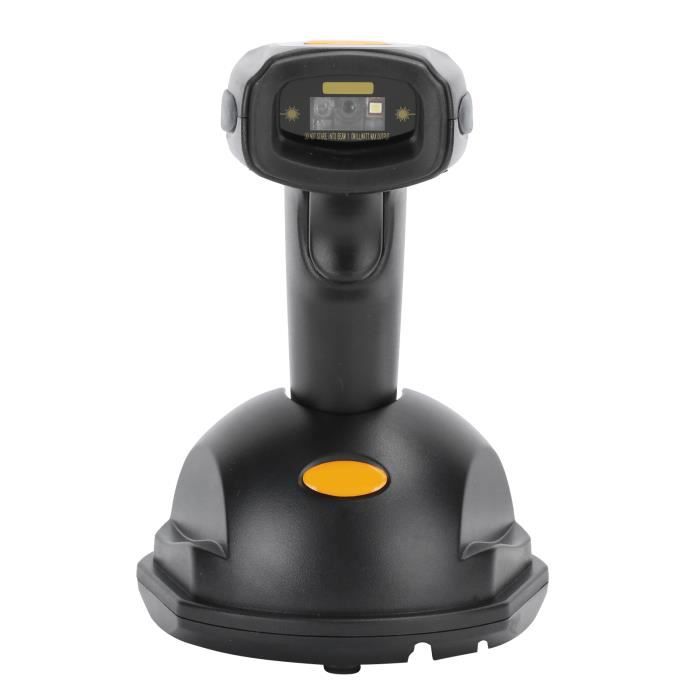 Qiilu Scanner de codes à barres Scanner Sans Fil Pistolet de Scanner ...