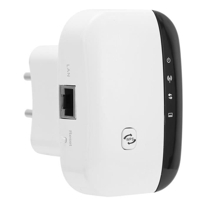 Qiilu Rallonge Wi-Fi Répéteur WiFi Routeur RJ45 sans fil/Accessoires d ...