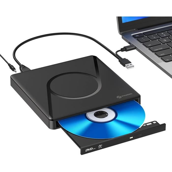 Graveur de lecteur DVD externe USB 3.0 Blu Ray,enregistreur optique ...
