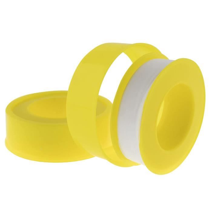 SeKi Lot de 2 bandes d'étanchéité en téflon PTFE - 12 mm x 12 m - Pour ...