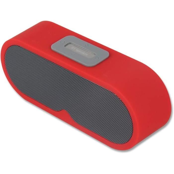 Hiod Enceinte Bluetooth Sans Fil Forte Basse Mini Portable 2 Cornes ...