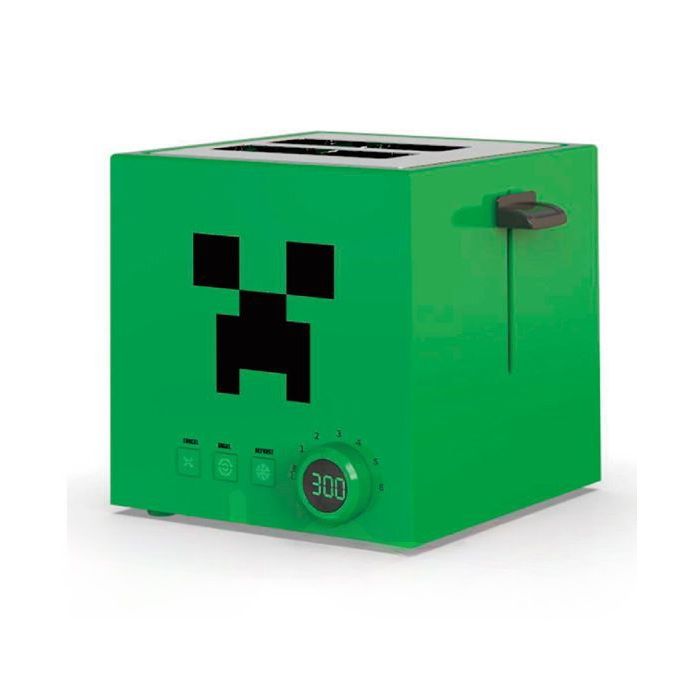 UKONIC - Minecraft - Grille-pain cube Creeper - Cdiscount Electroménager