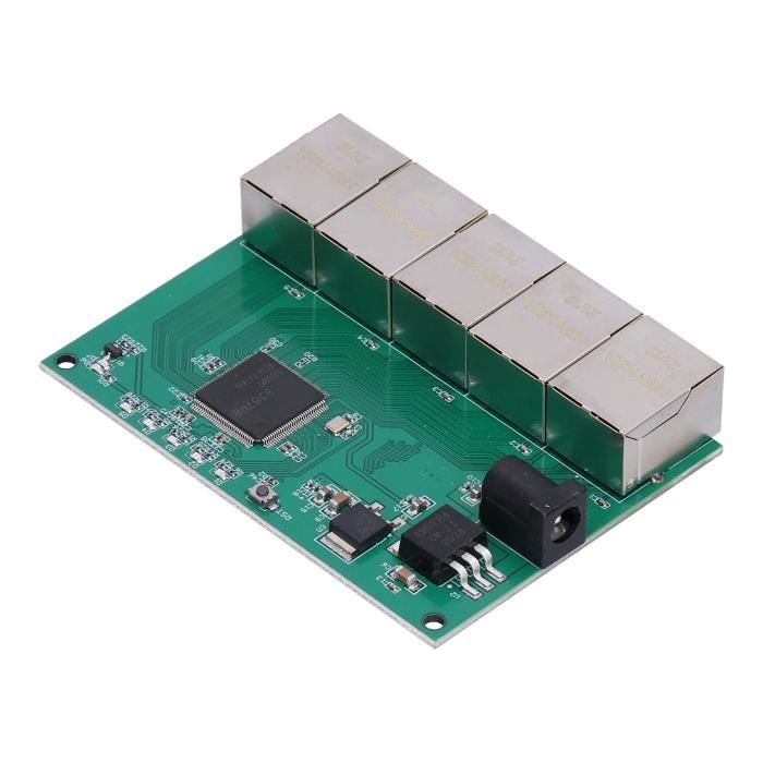 Module De Commutation Vbestlife 5 Ports Gigabit Ethernet Alimentation 5 V