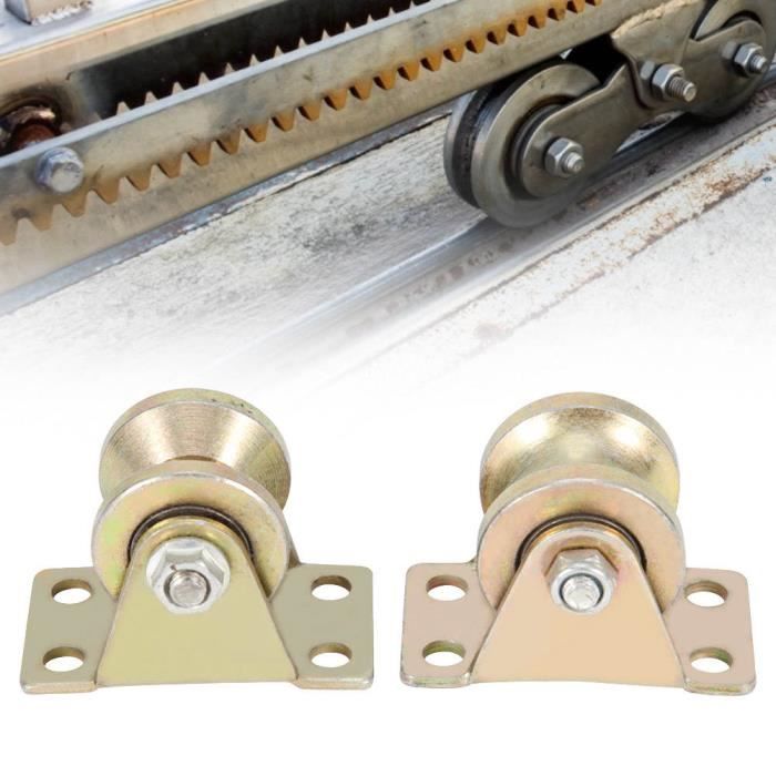 VINGVO rail de voie de roue à rainure 2pcs 32mm rouleau de porte ...