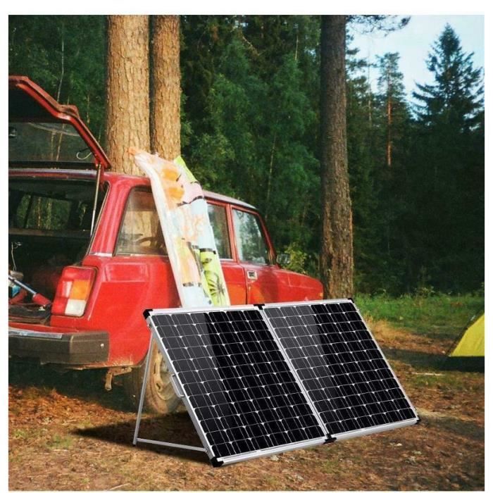 Dokio kit panneau solaire rigide et pliable, 160W, 10a, 12V, avec ...