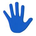 Paire de mains bleu pour marquage - Cdiscount