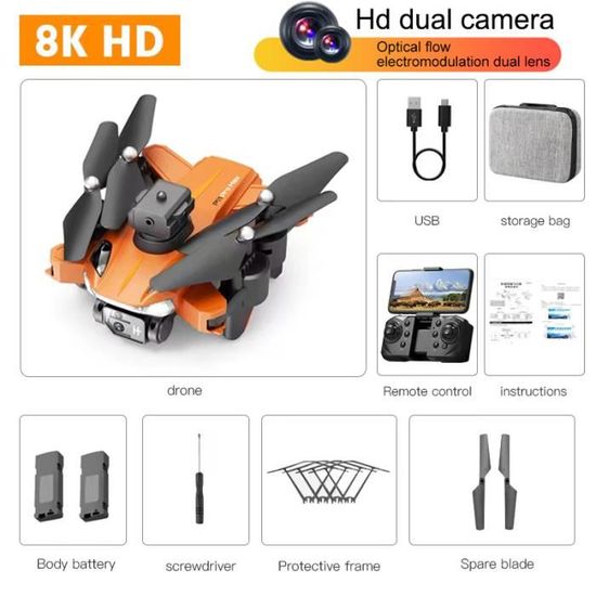 Orange Pro 8K-2B - Lenovo Drone P11S Professionnel, Photographie ...