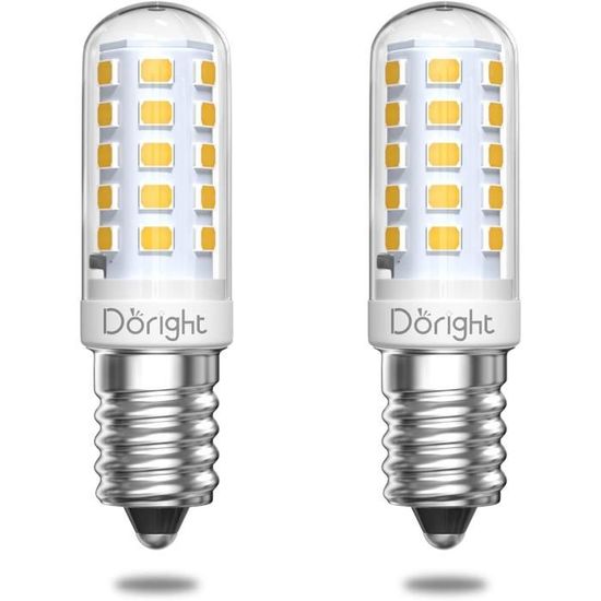 E14 Ampoules LED 3W Equivalent à 25W Halogène, Petite vis E14 Edison Blanc Chaud 2700K pour ...