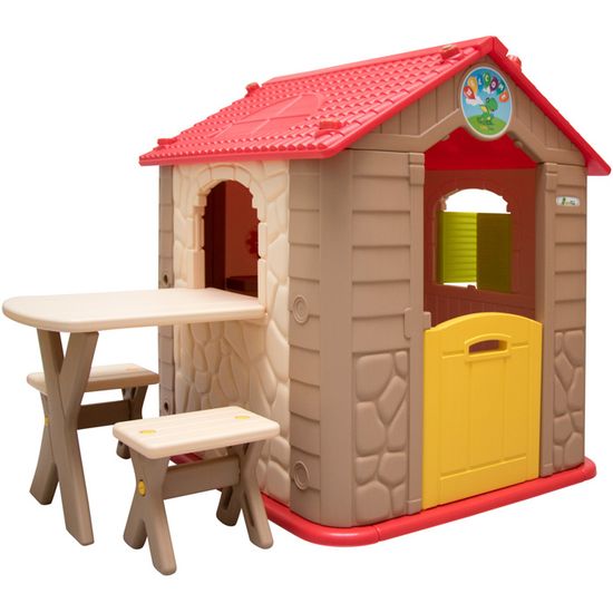 Maison de jeu en plastique - LITTLETOM - KS 114 - Couleurs simples ...