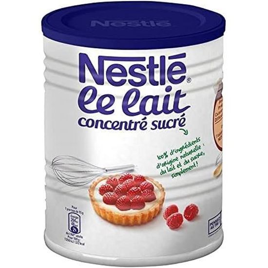 LOT DE 5 - NESTLE - Lait concentré sucré - Boite de 1 kg - Cdiscount Au ...