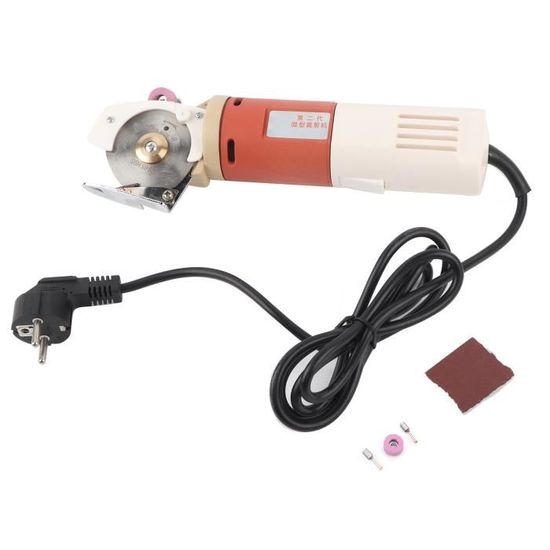 Sonew Coupe-tissu électrique 220V tenu dans la main 65mm lame rotative ...