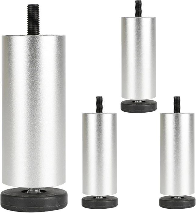 4 Pieds De Meuble 6Cm 8Cm 10Cm 12Cm 15Cm 20Cm 25Cm 30Cm Pieds En Mtal Pour Canap Lit Bureau ...