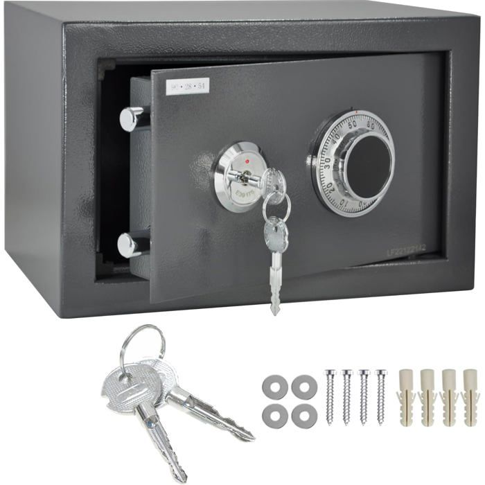 ALSTEN TECH Tresor Coffre-fort à combinaison mécanique + serrure à ...